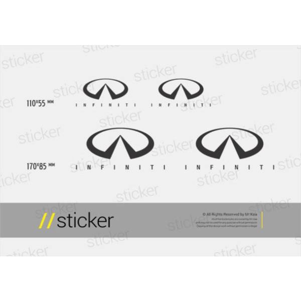 Jual STICKER CUTTING MOBIL STIKER CUSTOM LOGO Infiniti - FREE CUSTOM ...