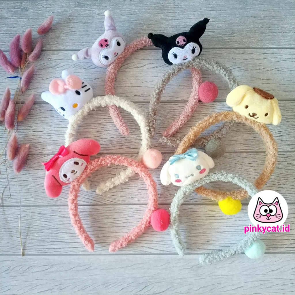 Jual Bando Anak Boneka Lucu Karakter Cartoon Cute Murah kelinci kucing ...