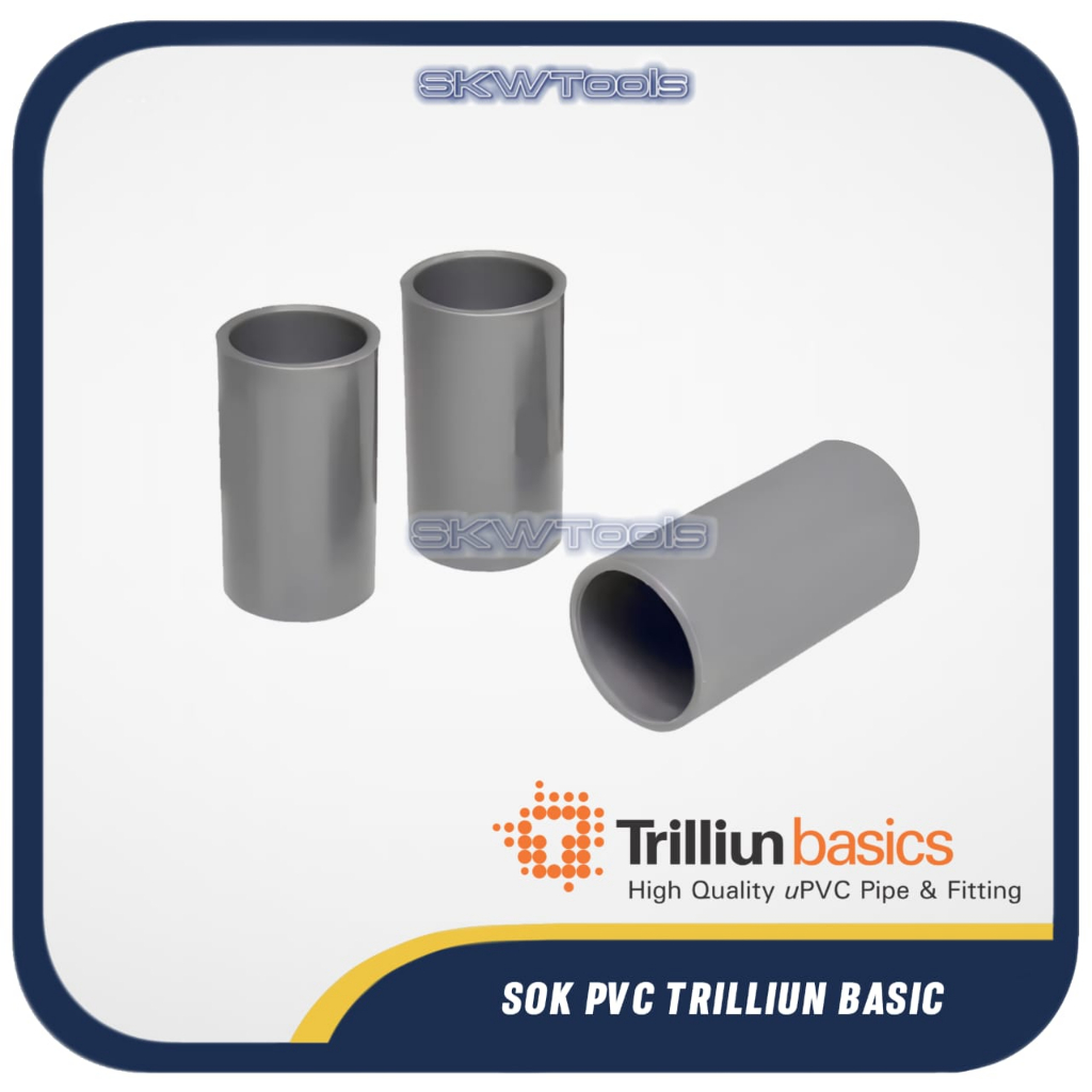 Jual Sok Pipa 1/2 in 3/4 in 1 in PVC AW Tebal / Socket 1/2" 3/4" 1 ...