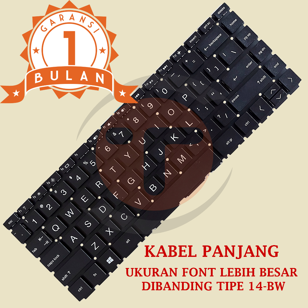 Jual Keyboard HP Notebook 14-CM 14-CC 14-CD 14-CK 14G-BR TPN-Q207 TPN ...
