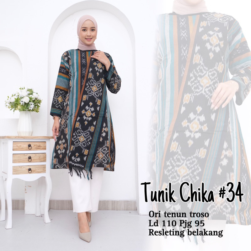 Jual Tunik Tenun Ori Tenun Troso Baju Cewek Tunik Premium Ori Handmade | Shopee Indonesia