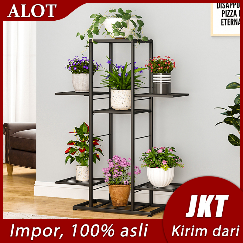 Jual 【100% Import & Ready Stock】Rak Pot Bunga Pot Bunga Stand Plant ...