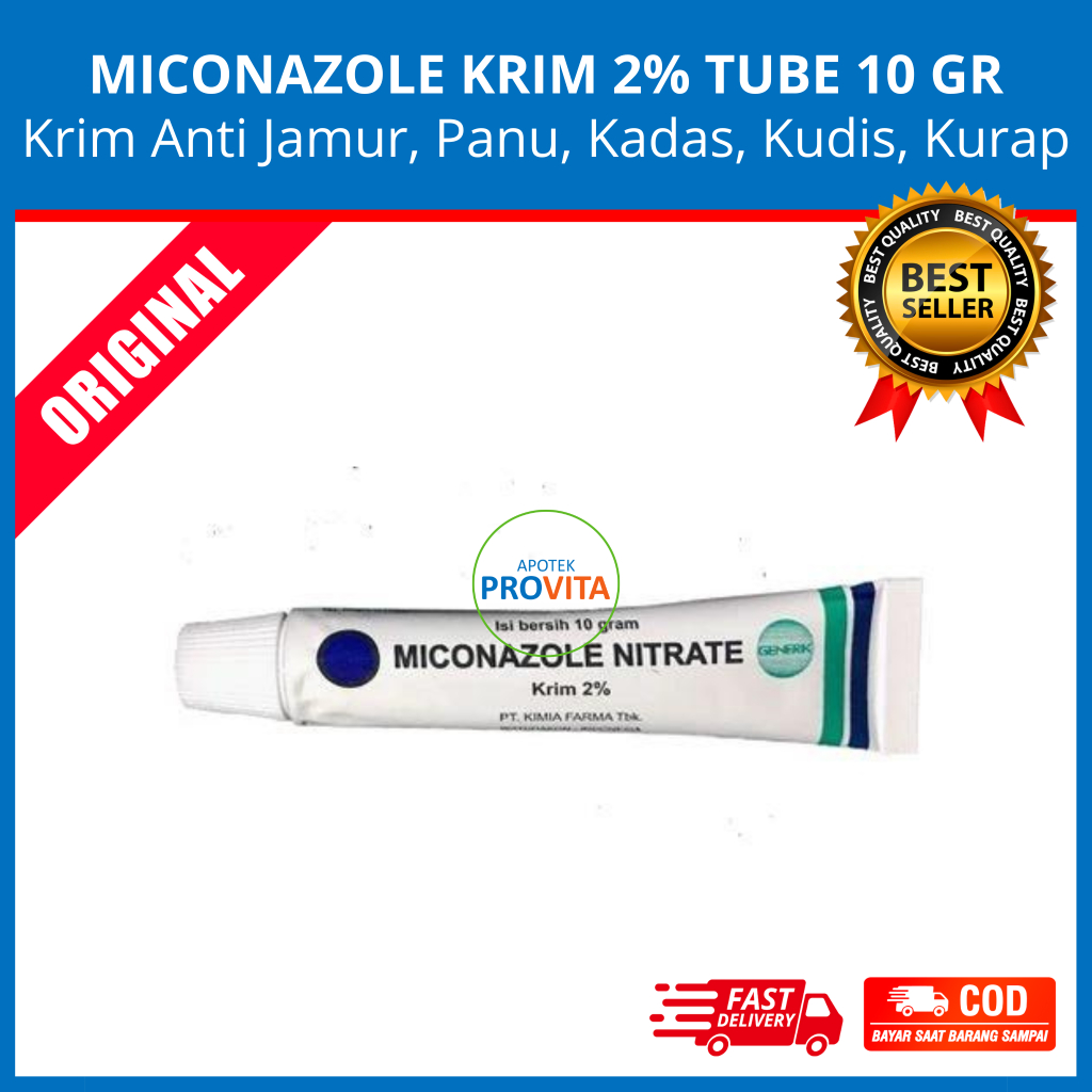 Jual MICONAZOLE KRIM TUBE 10 GRAM KIMIA FARMA - Salep Anti Jamur ...