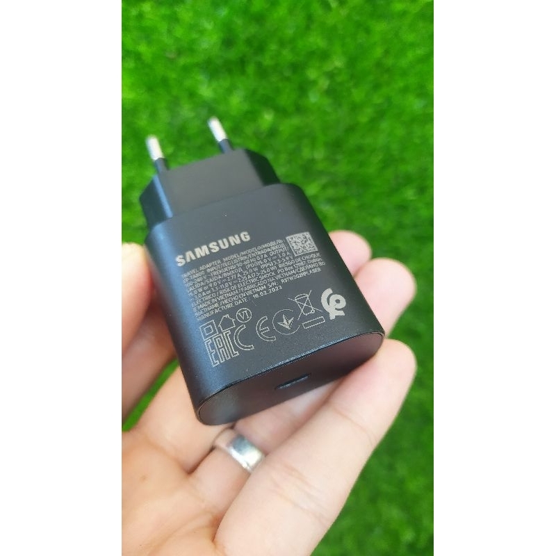 Jual CHARGER SAMSUNG ORIGINAL type C to C SUPER FAST CHARGING (KEPALA CHARGER) | Shopee Indonesia
