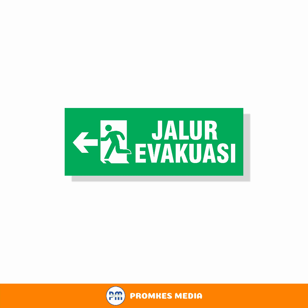 Jual Jalur Evakuasi Kiri, Stiker K3 | Shopee Indonesia