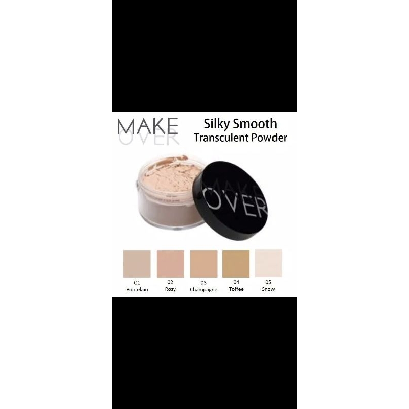Jual MAKEOVER SILKY SMOOTH TRANSLUCENT POWDER | Shopee Indonesia