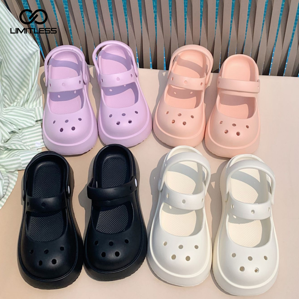 Jual Sandal Slop Wanita Dewasa INARA Kekinian Sepatu Sendal Cewek Slip ...