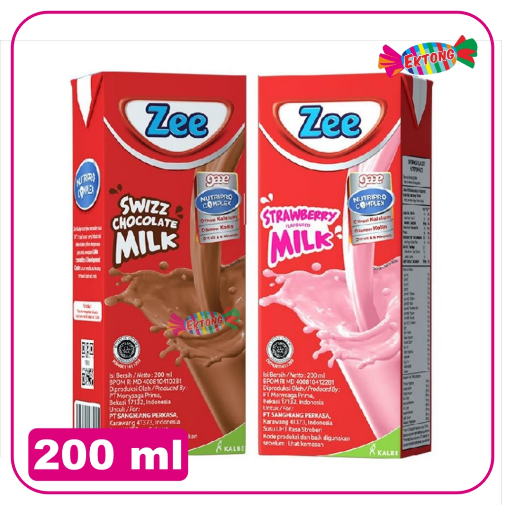 Jual Susu ZEE UHT 200ML | Shopee Indonesia