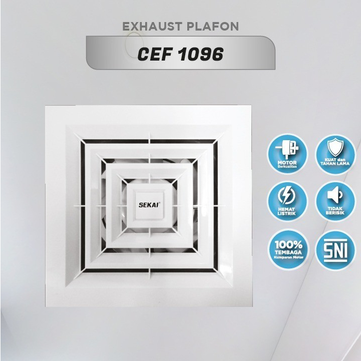 Jual [Live] Sekai Kipas Angin Plafond Exhaust Tipe Langit-Langit MVF ...