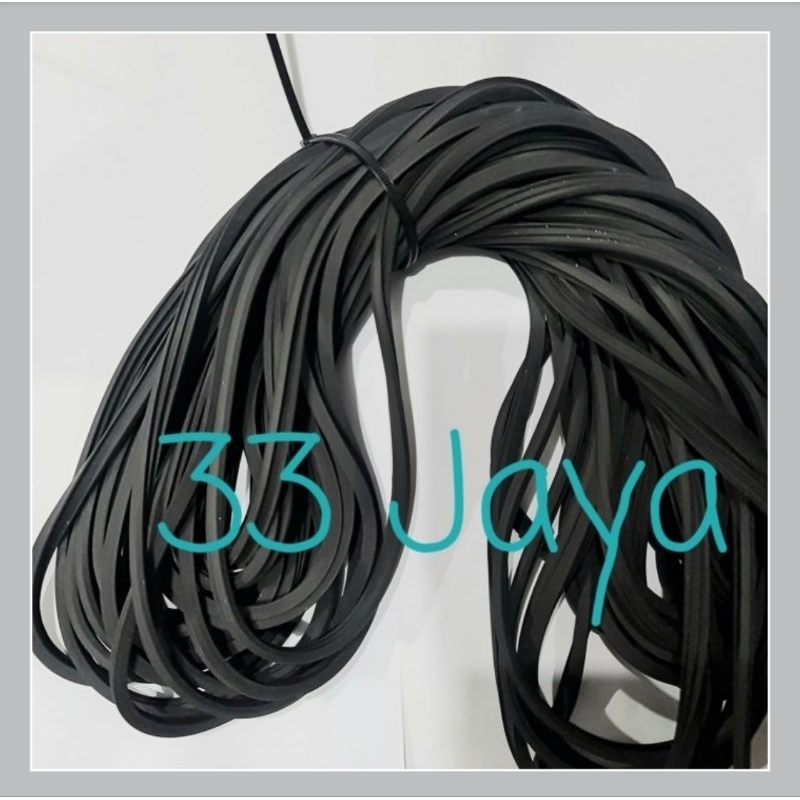 Jual List Karet Kaca Estalase 056 1 Roll 30 mtr Hitam | Shopee Indonesia