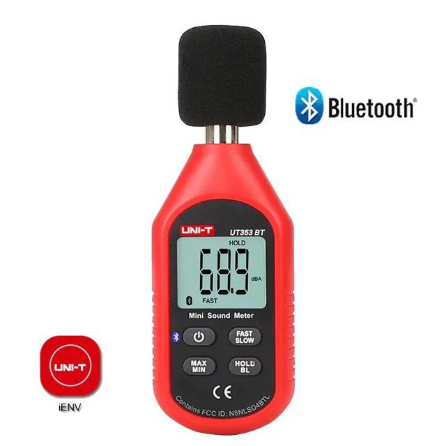 Jual digital sound decibel alat ukur suara / sound noise UNI-T UT353BT ...