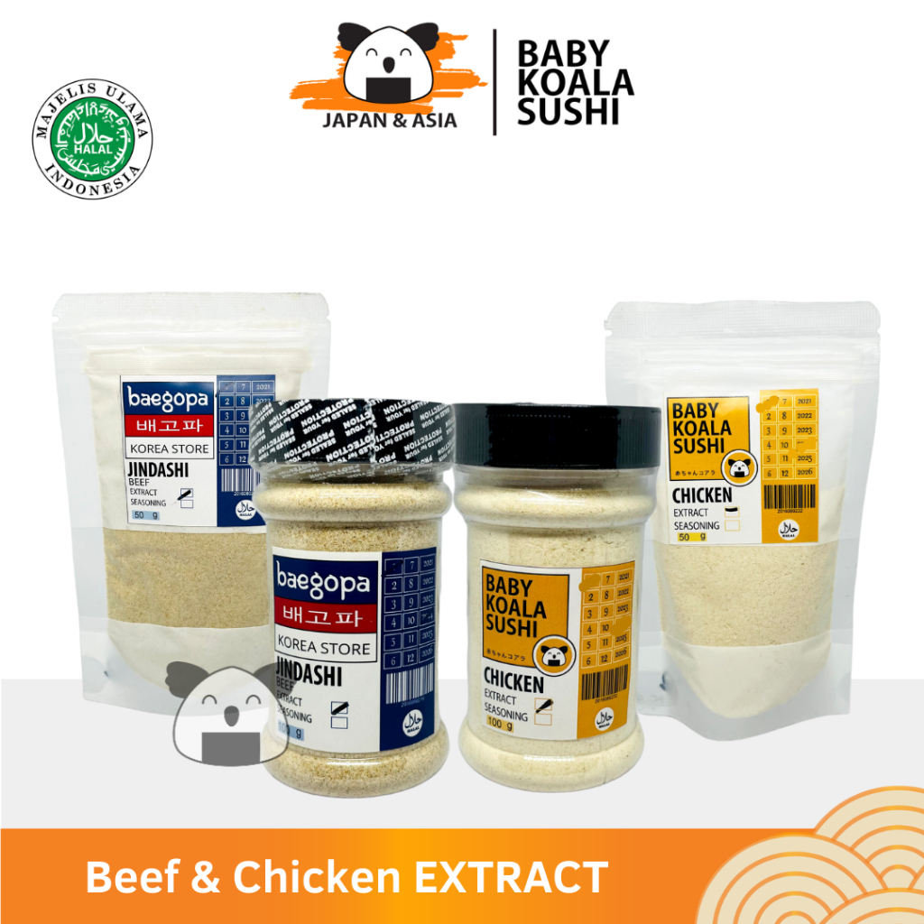 Jual NATURAL KALDU MPASI CHICKEN Extract & Beef Extract Powder Kaldu ...