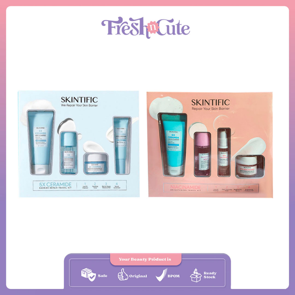 Jual SKINTIFIC - 5X Ceramide Barrier Repair Travel Kit || Niacinamide ...