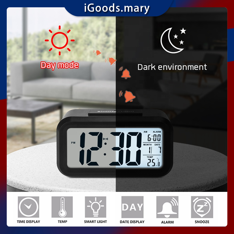 Jual DIGITAL CLOCK/ LED Smart Light Sensor Alarm Clock | Shopee Indonesia
