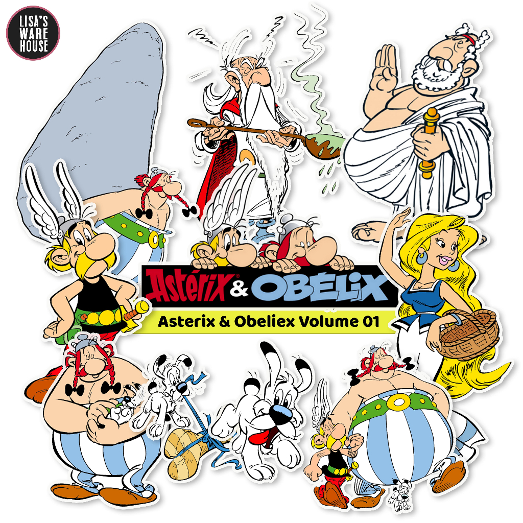 Jual Sticker Asterix & Obelix Volume 01-02 | Shopee Indonesia