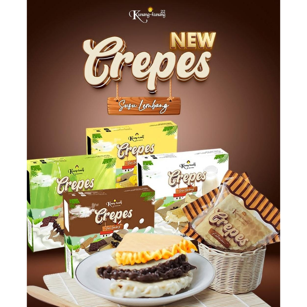 Jual Crepes Susu Lembang isi 12/Crepes Semprong Lembang/Crepes/Crepes ...