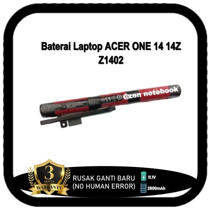Jual BATERAI Laptop Acer ONE 14 14Z Z1402 | Shopee Indonesia