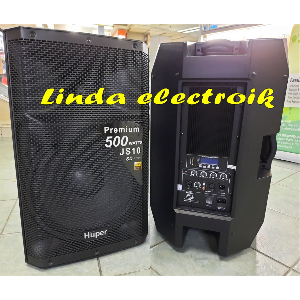 Jual harga 1 buah speaker aktif huper js10 hardwell dsr 15 pro audio ...