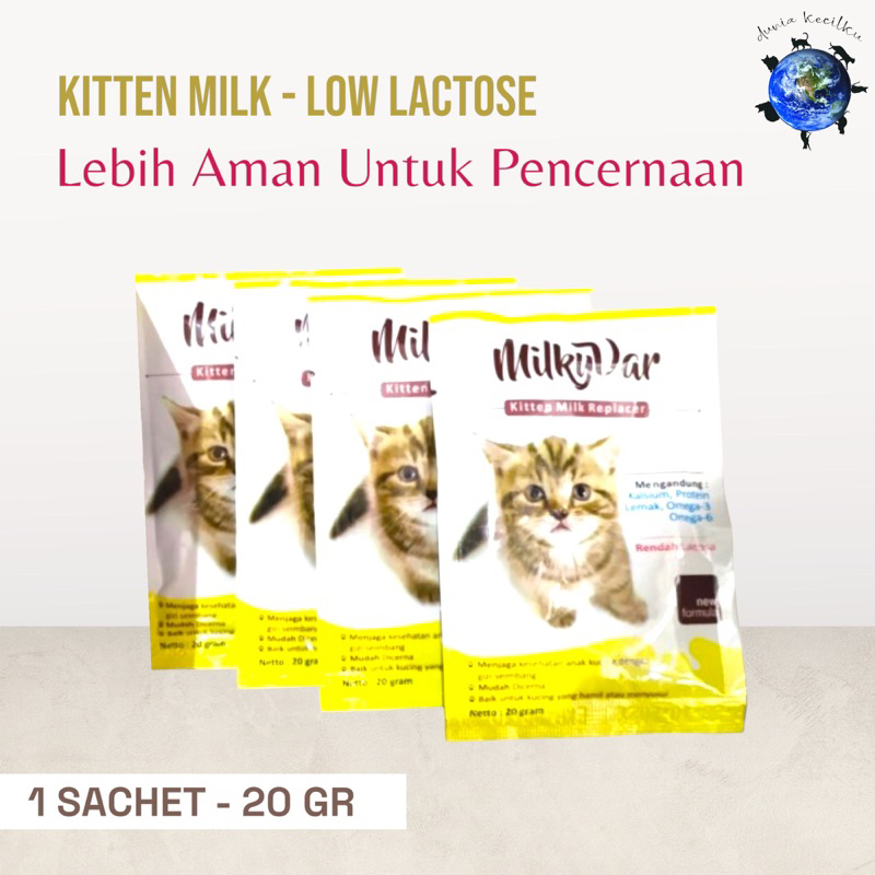 Jual Milkyvar Susu Kucing Low Lactose - Kitten Milk Replacer Aman Untuk ...