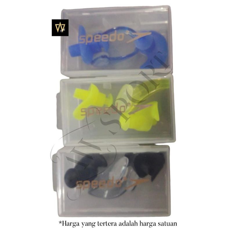 Jual Ear Plug + Nose Clip Speedo / Tutup Telinga + Penjepit Hidung ...
