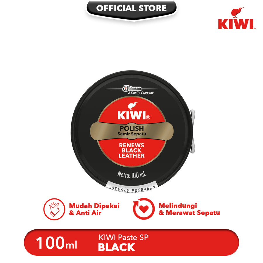 Jual KIWI Paste SP Black 100ml Semir / Perawatan sepatu Klasik Kulit Hitam | Shopee Indonesia