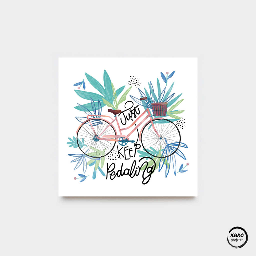 Jual Kuro Projects - Wall decor Pajangan Hiasan Dinding Poster "Just ...