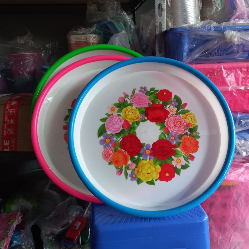 Jual Nampan plastik model bulat NGT-018N | Shopee Indonesia