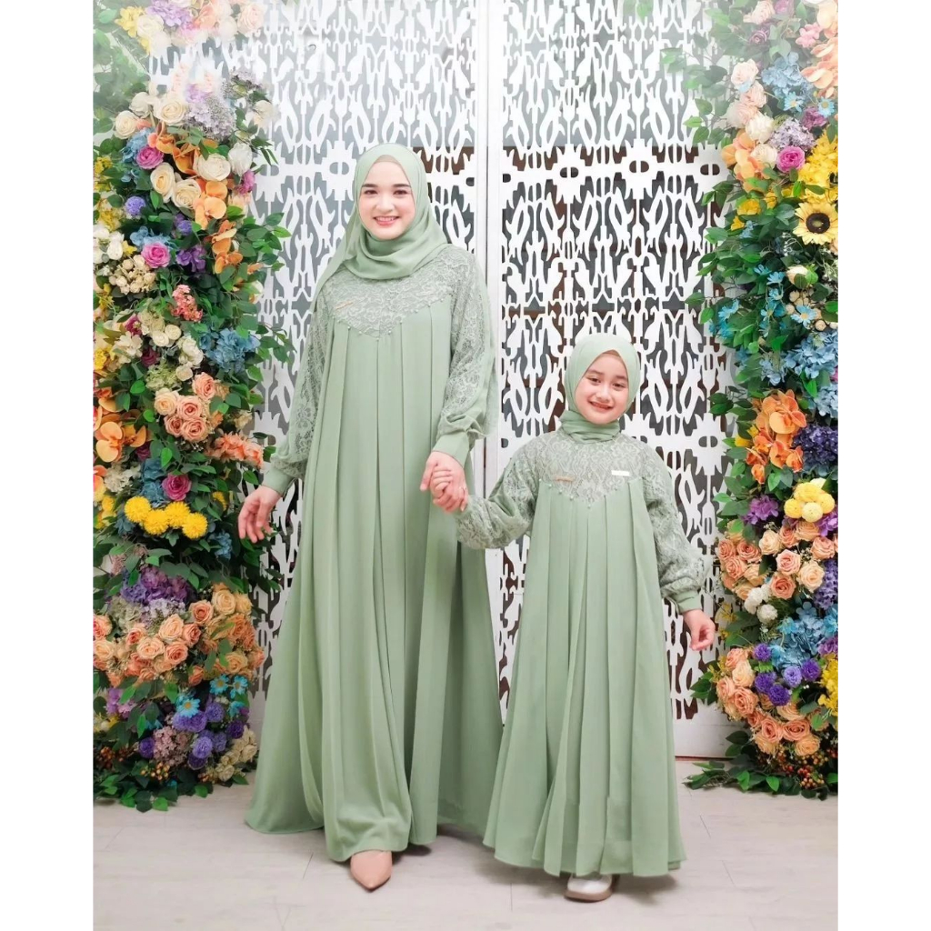Jual Inara Couple Mom And Kids Fashion Baju Dress Ibu Dan Anak Bahan ...