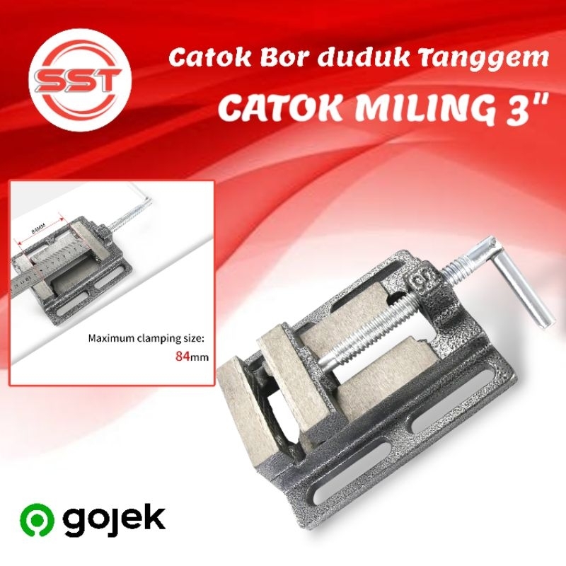 Jual CATOK BOR DUDUK, RAGUM TANGGEM 3" DRILL PRES VISE 3" | Shopee ...