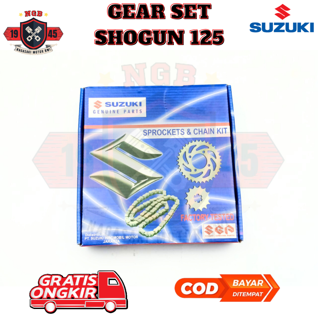Jual smash new - shogun 125 lengkap - gir set smash 110 lama - gear set shogun 110 r ...