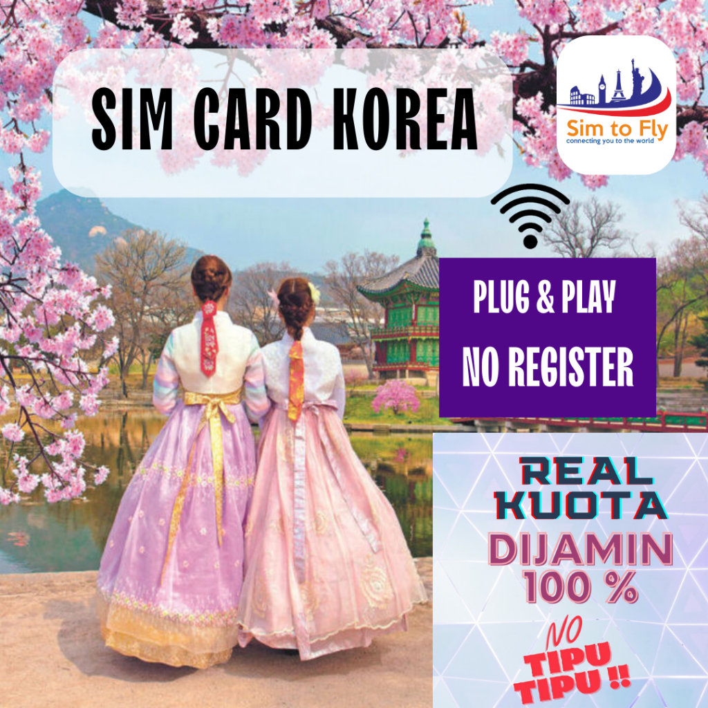 Jual Sim Card Korea 4G Provider Terbaik PLUG & PLAY | Shopee Indonesia