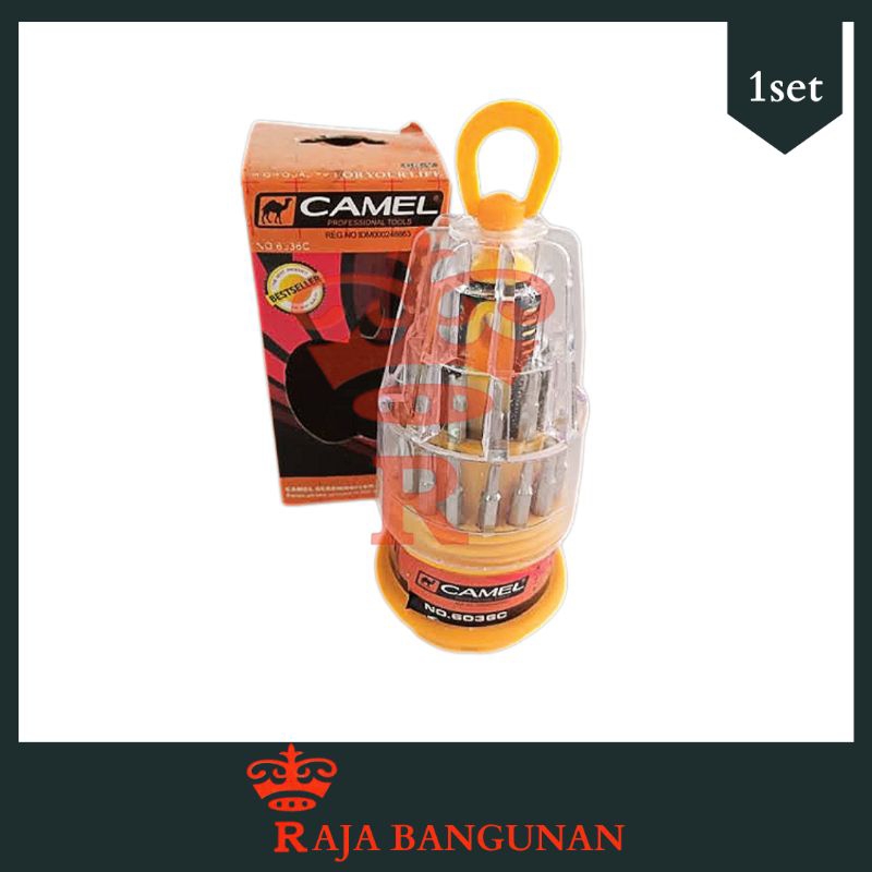 Jual Camel Screwdriver Set Obeng Mini/Obeng Hp 31 in 1 - 1 Set | Shopee ...