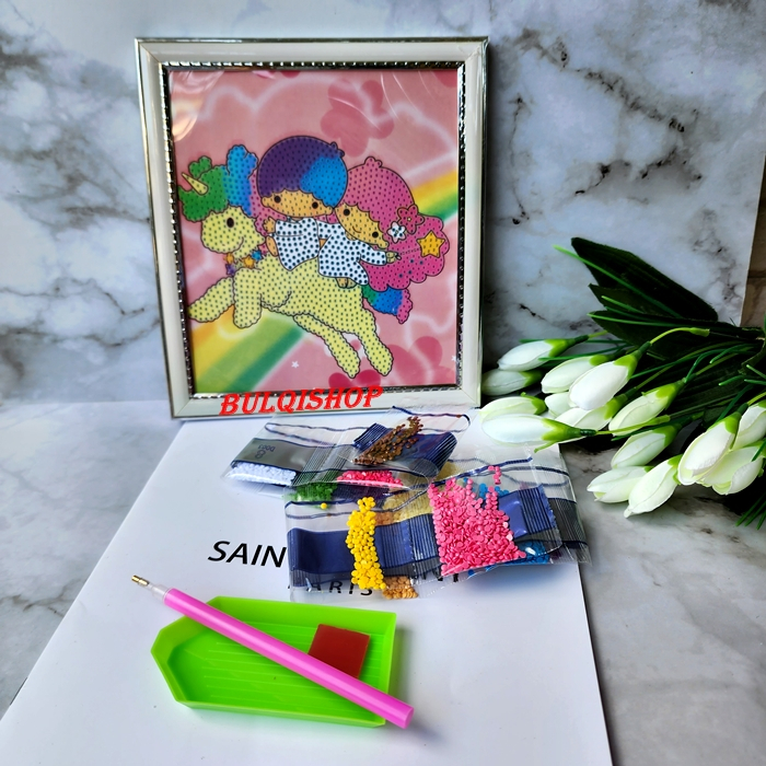 Jual PIGURA STIKER DIY TEMPEL MENEMPEL MANIK BINGKAI MAINAN EDUKASI ...