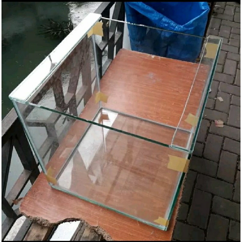 Jual aquarium 40x40x40 aquarium kaca polos aquarium reptil aquarium ...
