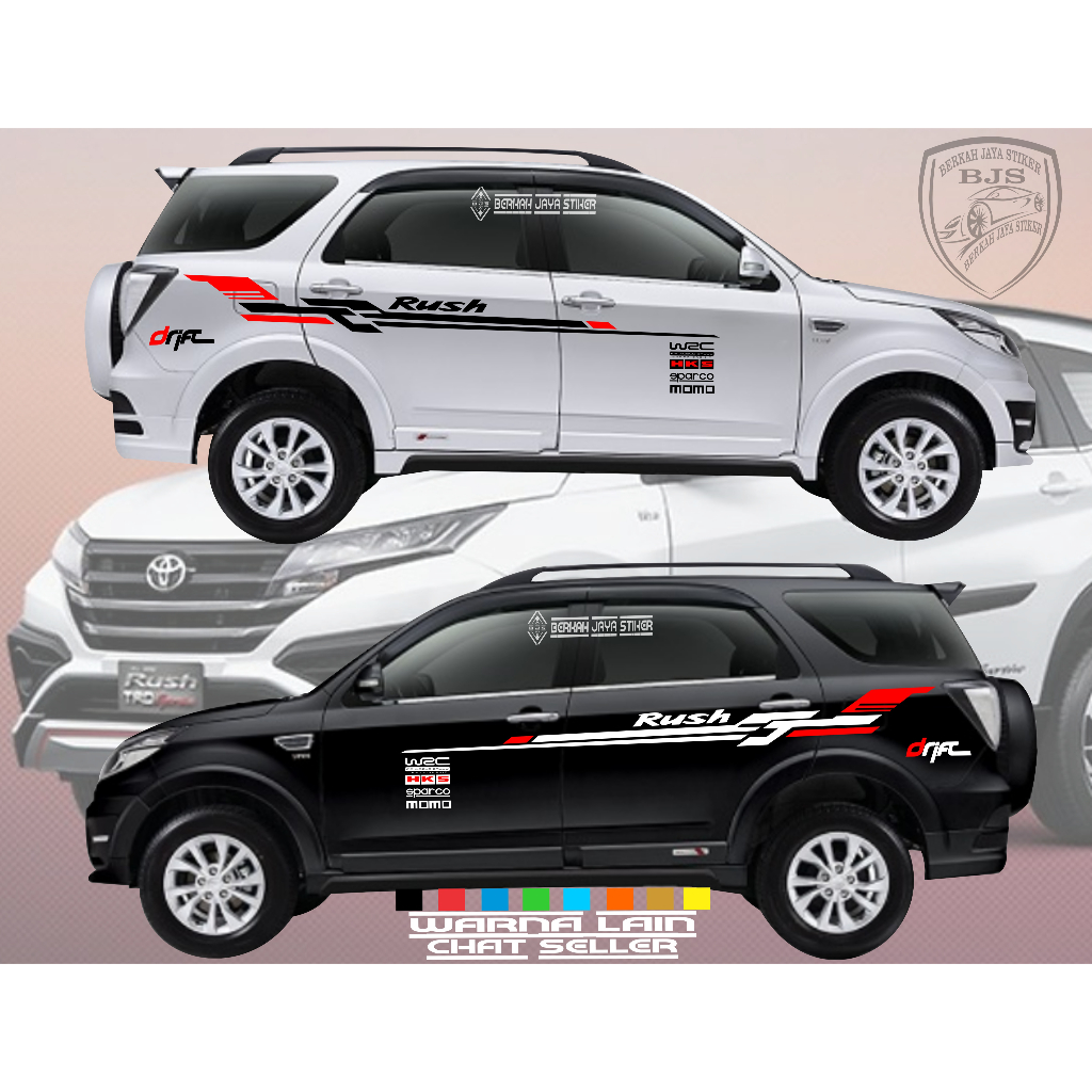 Jual STICKER VARIASI BODY SAMPING CUTTING STICKER DECAL VARIASI MOBIL ...