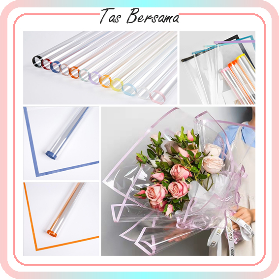 Jual Kertas Buket Bunga Transparan List Warna Kertas Buket Bunga Flower ...