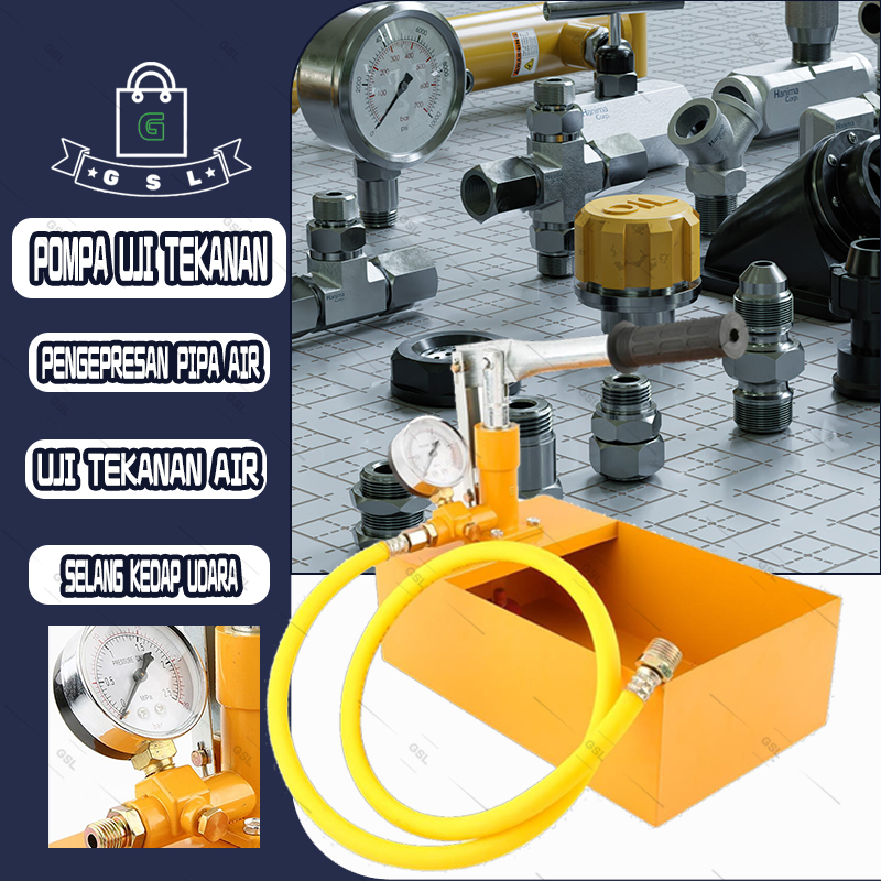 Jual GSL Pompa Peningkatan Tekanan Pipa Air Uji Pompa Hidraulik Manual ...