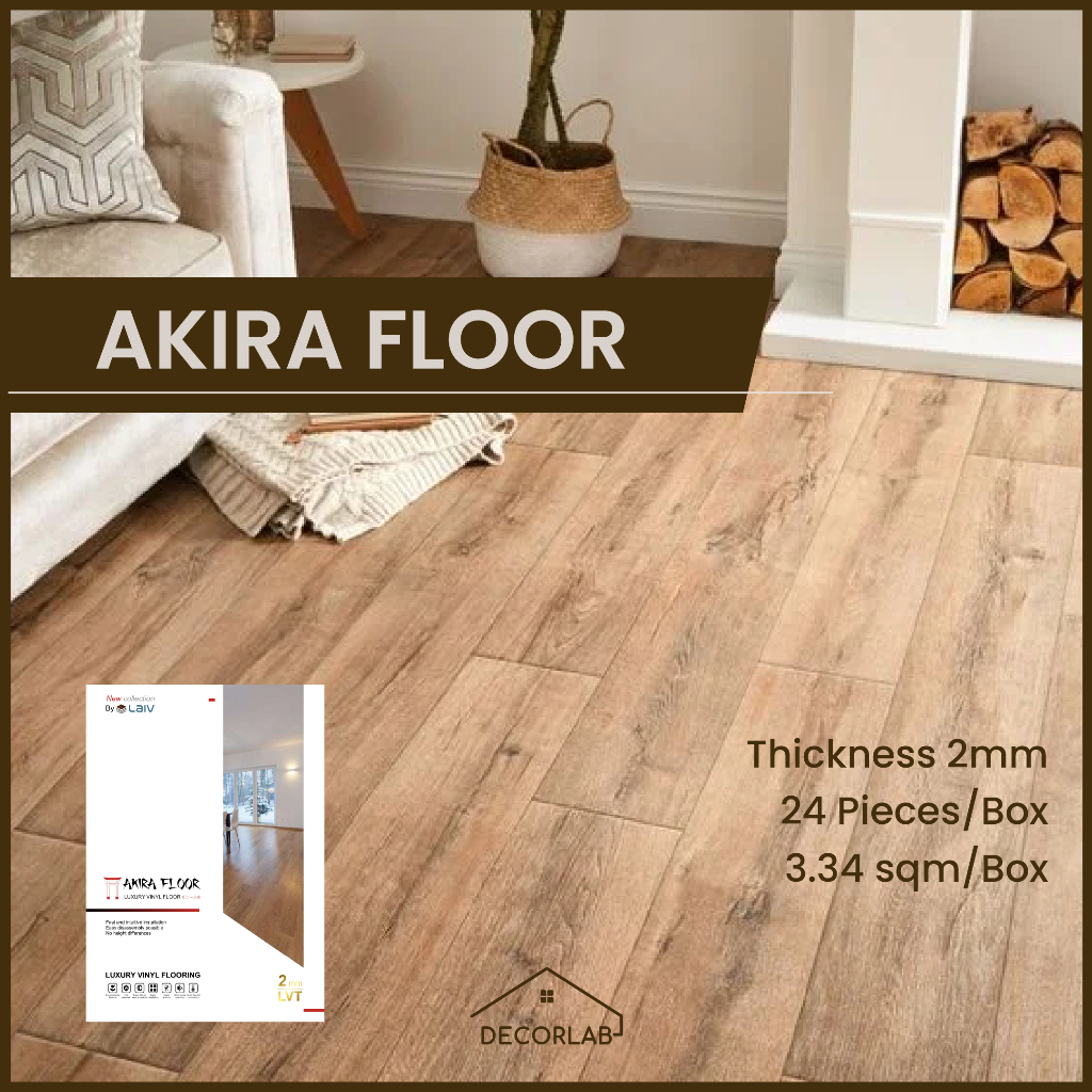 Jual AKIRA FLOORING - VINYL 2MM - VINYL FLOORING - LANTAI VINYL ...