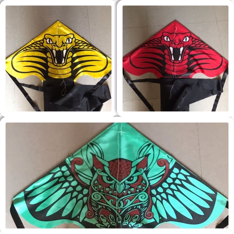 Jual layangan hias / layangan karakter sablon motif cobra | Shopee ...