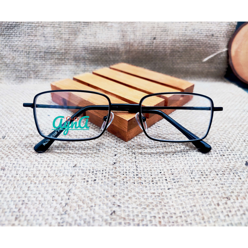 Jual FRAME AT108KP - Kacamata Baca Plus Unisex Autofocus Bentuk Kotak ...
