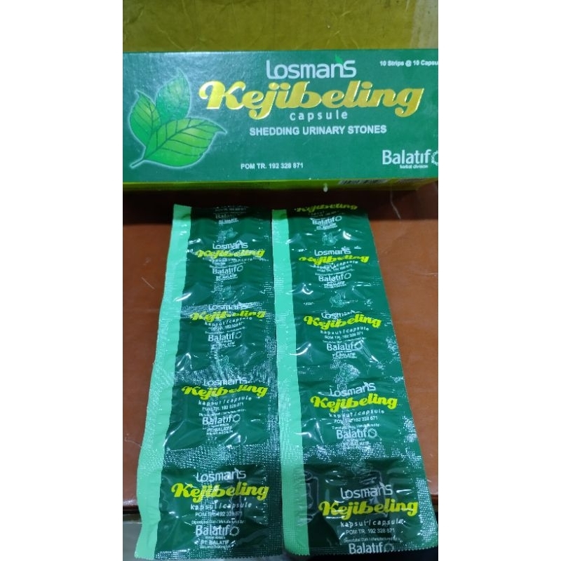 Jual Keji Beling Balatif Strip isi 10/Kapsul Batu Urin | Shopee Indonesia