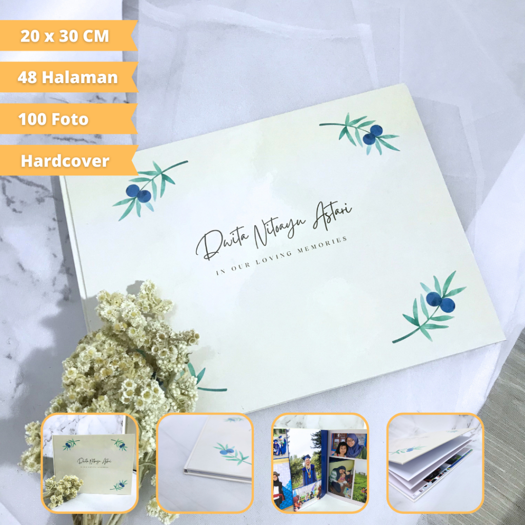 Jual (2-4 HARI JADI) Photobook Custom Large Size / Ukuran 20x30cm ...