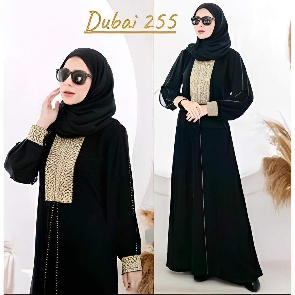 Jual Gamis Abaya Saudi Dubai Racun Shopee Arab Abaya Renda Bordir 255 Abaya Hitam Abaya 78 Abaya ...