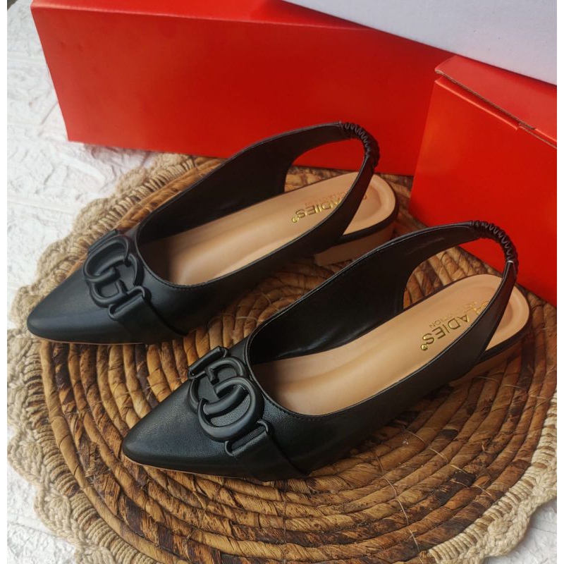 Jual sendal heels wanita 3 cm HR 19 | Shopee Indonesia