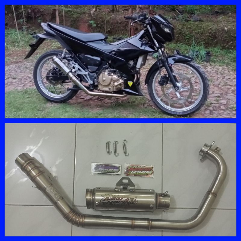 Jual knalpot original MAFIA racing exhaust PNP satria Fu injeksi model ...