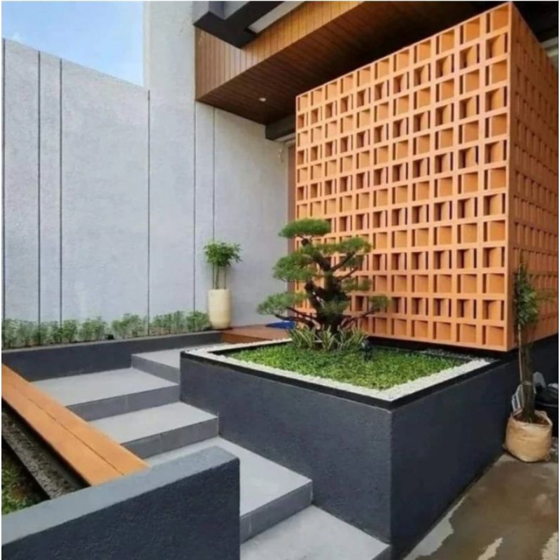 Jual Roster beton/motif nako/lubang angin modern/anti tampias/varian ...