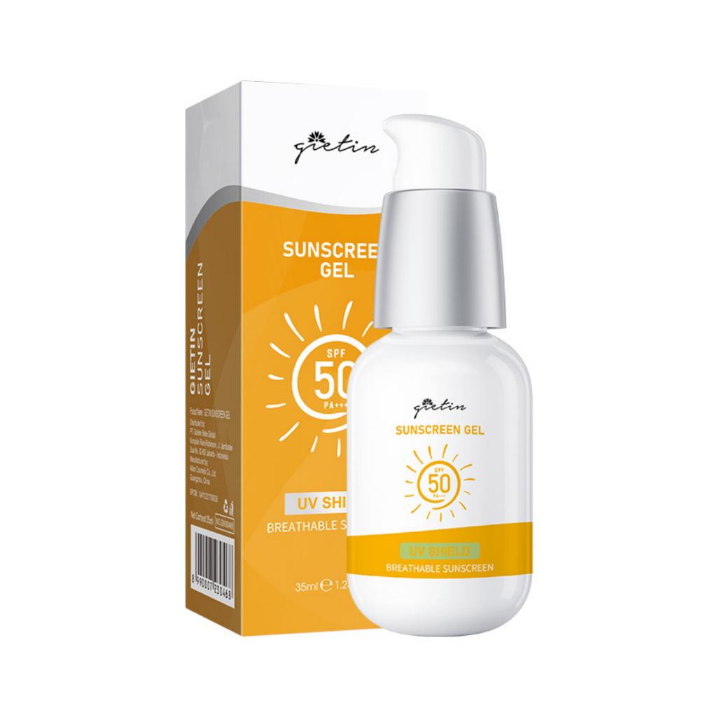 Jual LF - Gietin Light Sunscreen Gel UV Shield Breathable Sunscreen ...