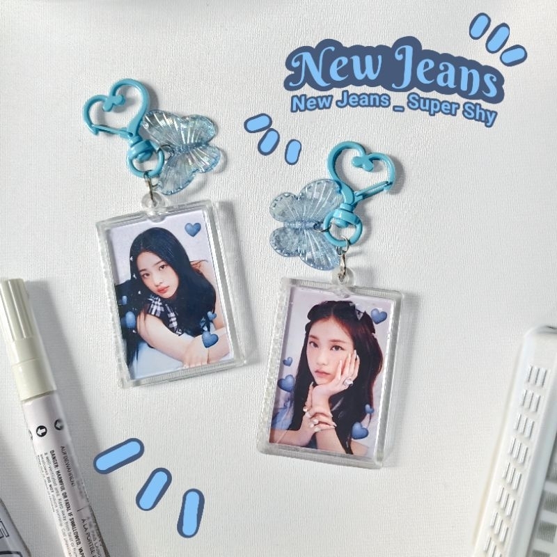 Jual KEYCHAIN GANTUNGAN KUNCI CAHOL PHOTO CARD HOLDER NEWJEANS NEW ...