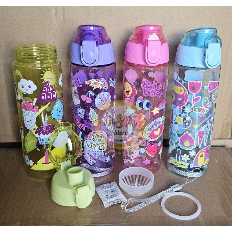 Jual Botol Minum Smiggle Karakter Unik kapasitas 650ml | Shopee Indonesia