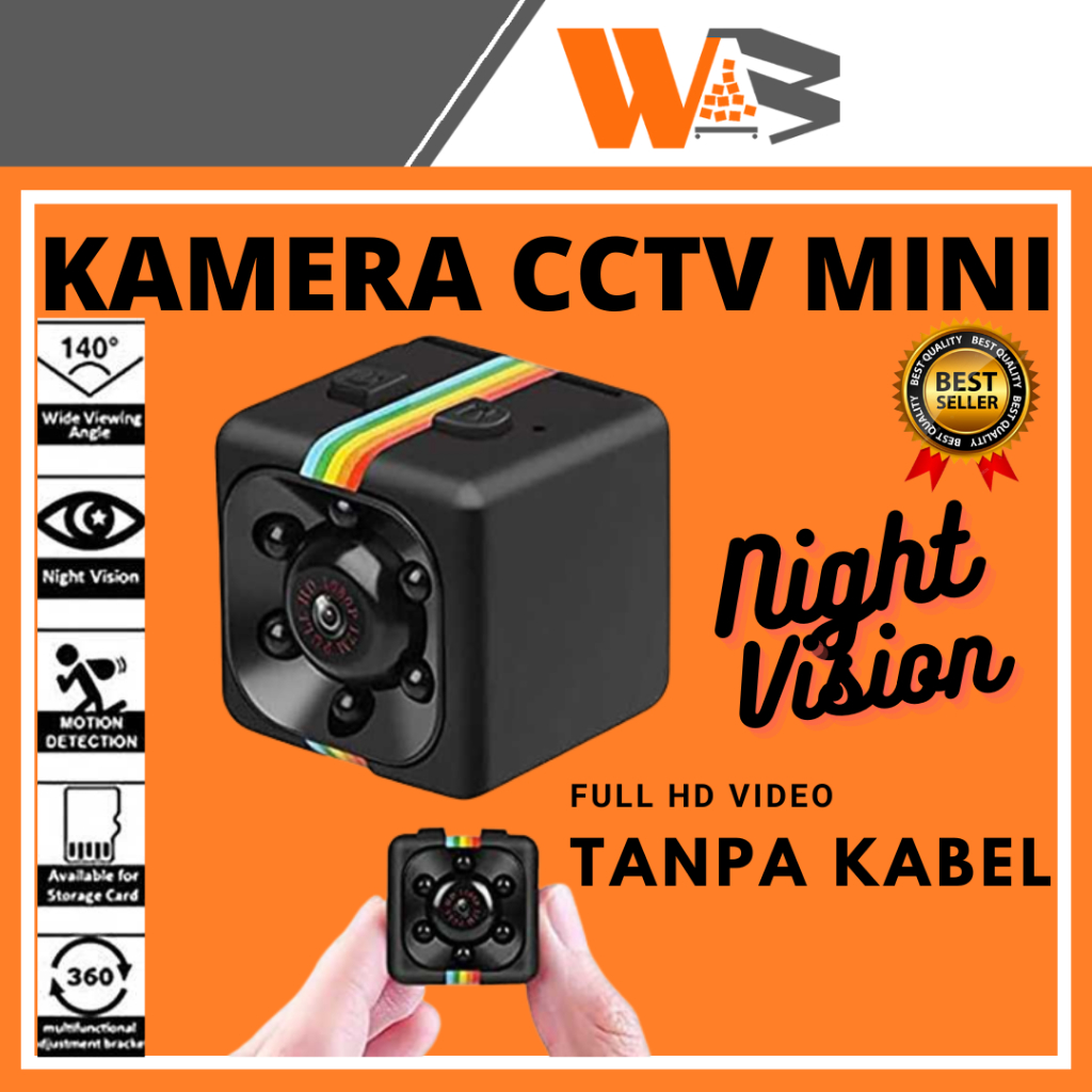 Jual COD CCTV Mini Tersembunyi Tanpa Kabel Kamera Pengintai Mini Kamera ...